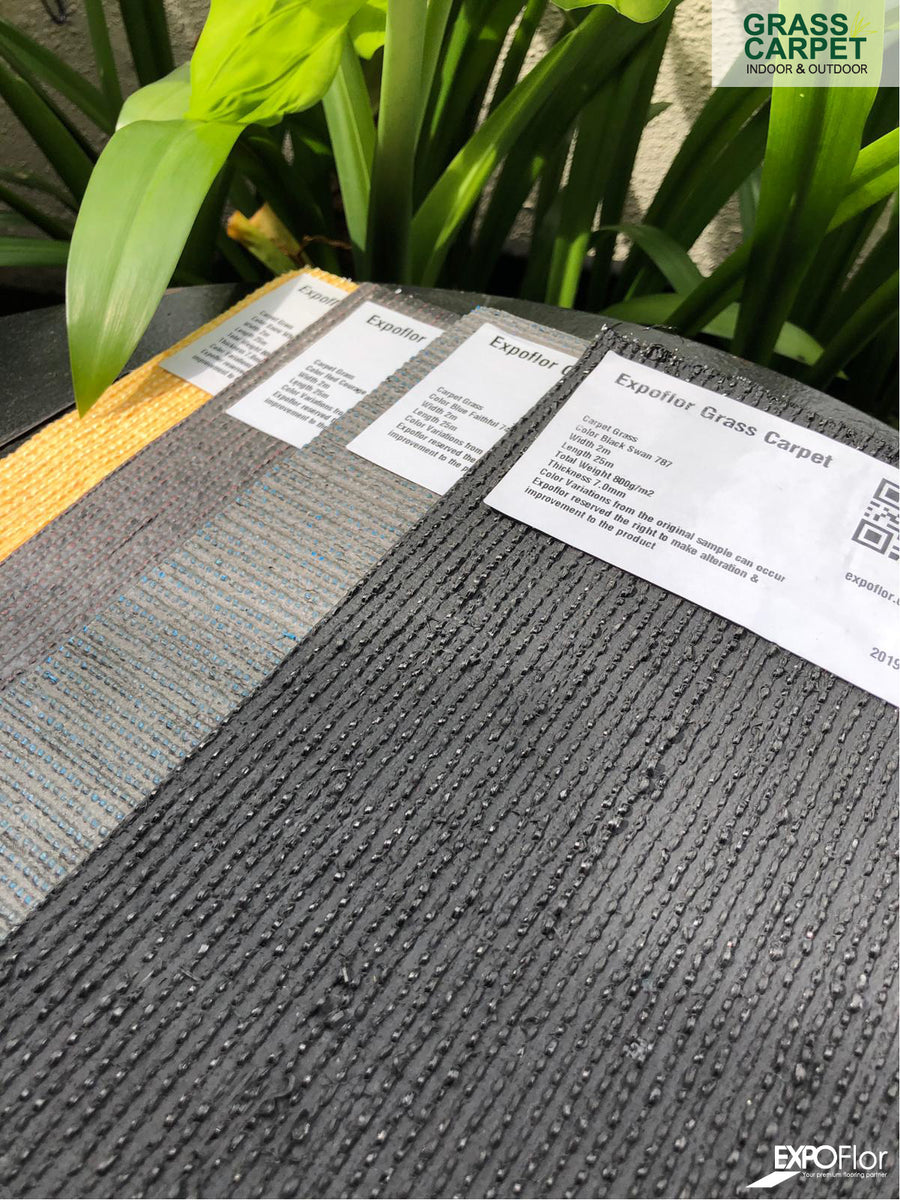 EXPOflor Grass Carpet, Artificial Turf, Indoor, Outdoor Rug - Red ...